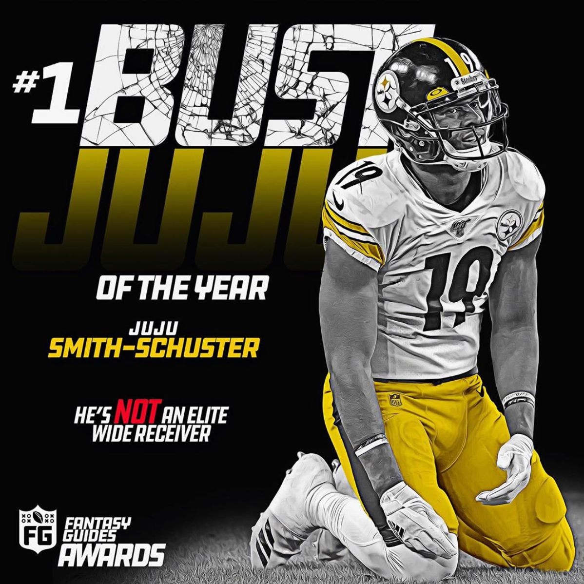 BUST of the Year: JuJu Smith-Schuster – Fantasy Guides
